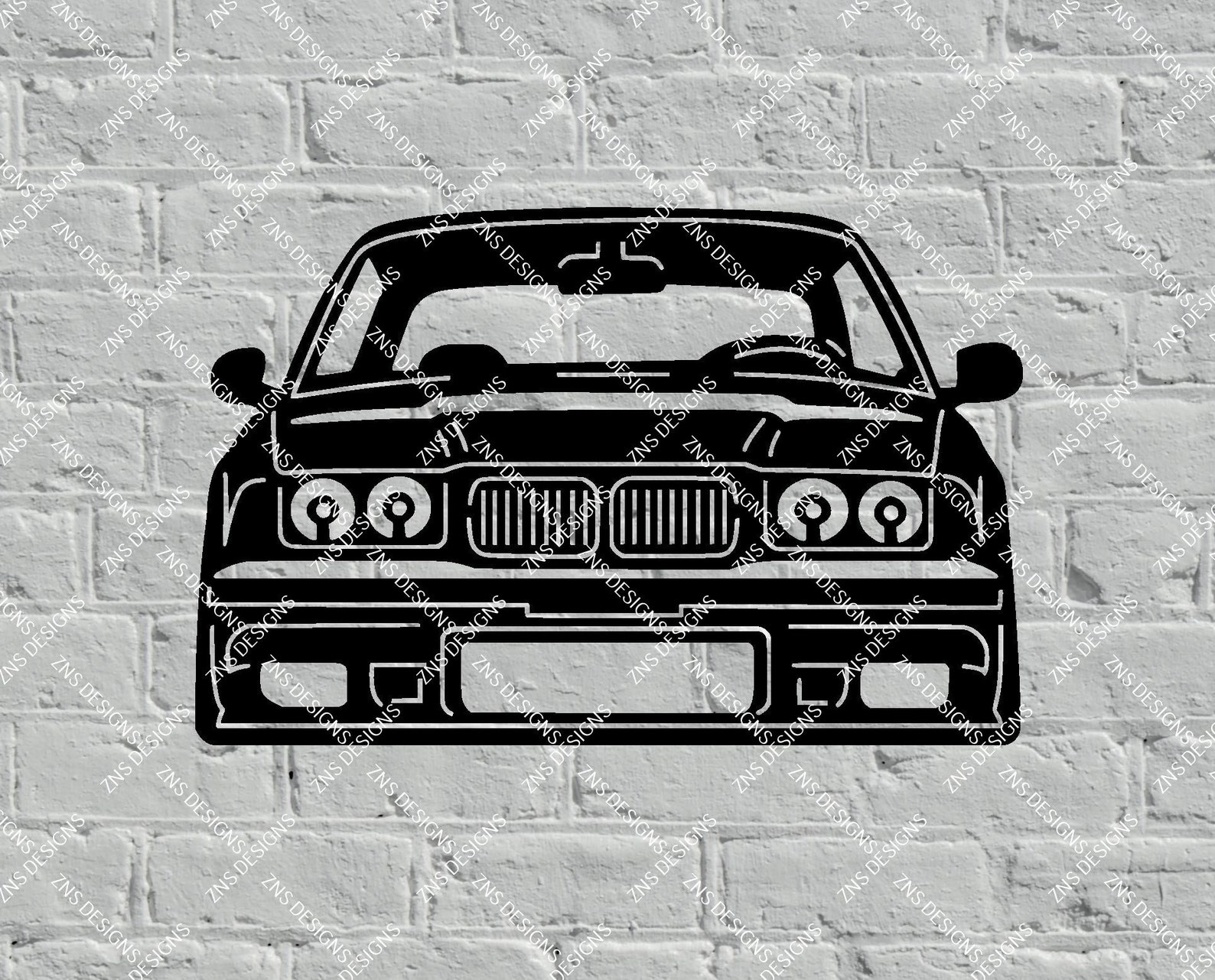 BMW M3 E36 DXF Svg Cad File for Laser Cut, Print, Vinyl. - Etsy