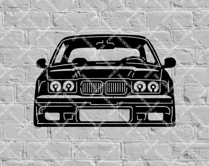 BMW E36 Outline Vector - .SVG, .PDF, .png - Etsy Canada