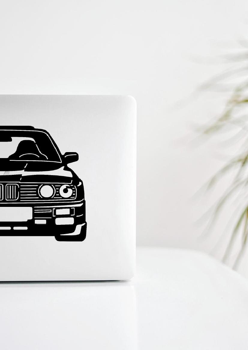 BMW E30 DXF Svg Vector File for Laser Cut, Print, Vinyl, Drawing. - Etsy