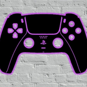 PS5 Controller DXF SVG Vector File for Laser Cut, Print, Vinyl, Drawing ...