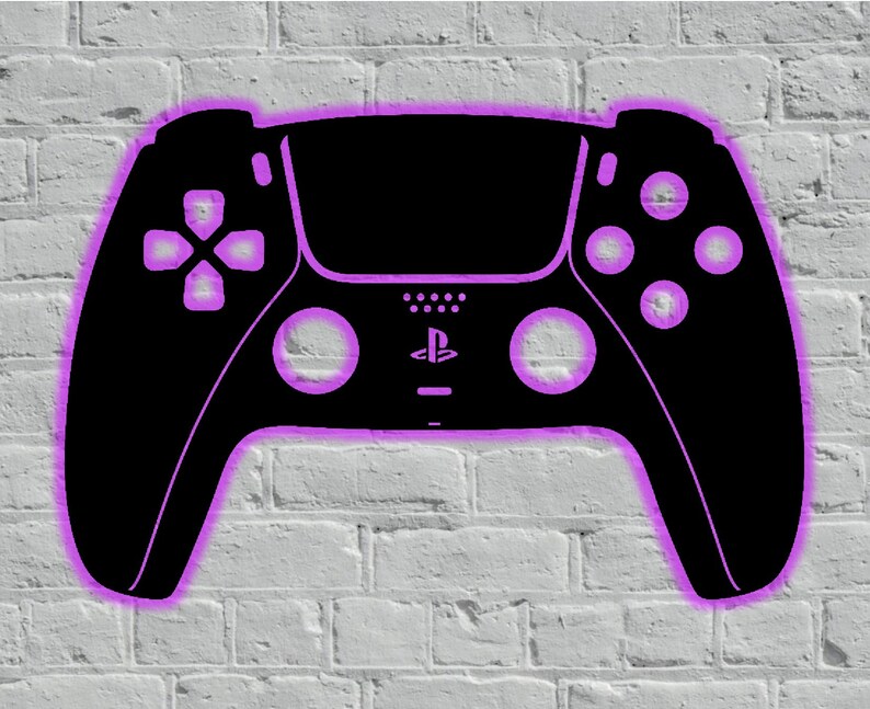 PS5 Controller DXF SVG Vector File for Laser Cut, Print, Vinyl, Drawing ...