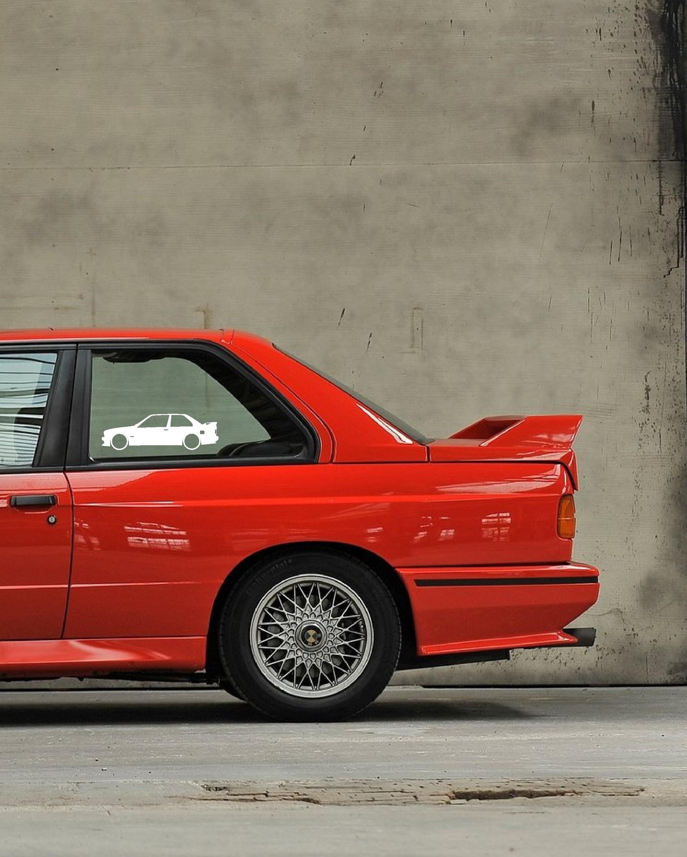 BMW E30 M3 DXF Svg Cad File for Laser Cut Print Vinyl. | Etsy UK