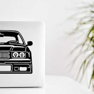 BMW M3 E36 DXF svg cad file for laser cut, print, vinyl. - Etsy Polska