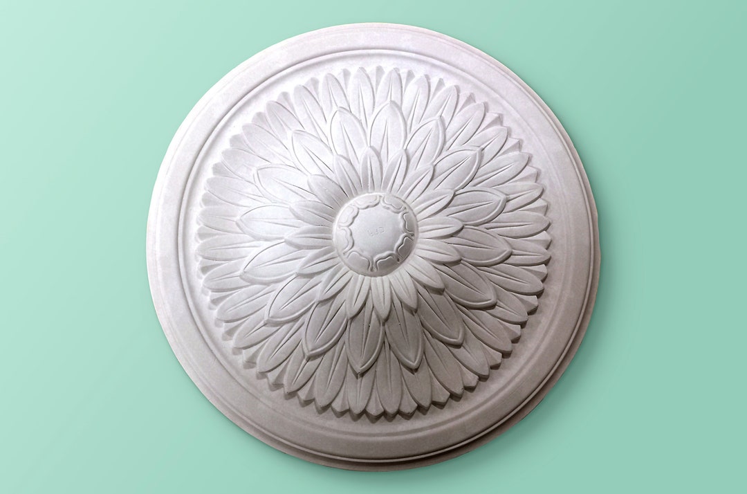 Leaf Ceiling Rose - Sunburst - 420mm - Etsy