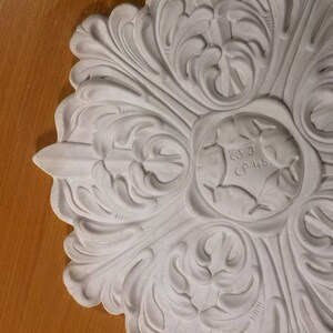 Leaf Ceiling Rose Small Adam Acanthus 340mm - Etsy