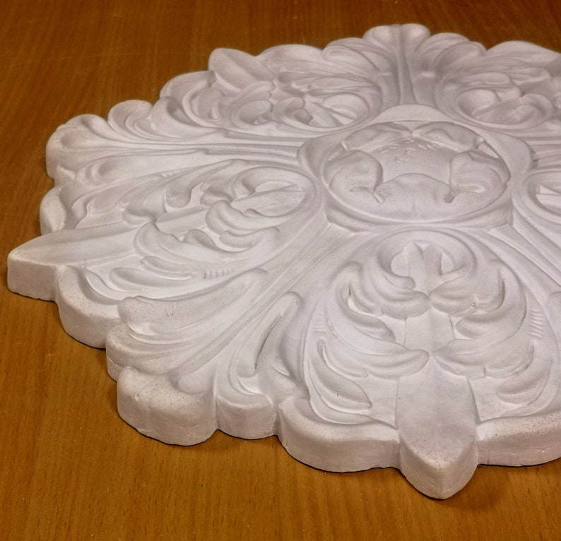 Leaf Ceiling Rose Small Adam Acanthus 340mm - Etsy