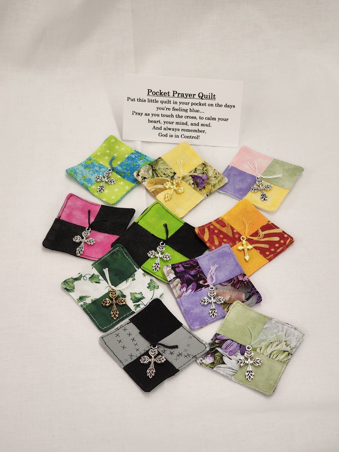 Pack of 10 Pocket Prayer Quilts - Etsy