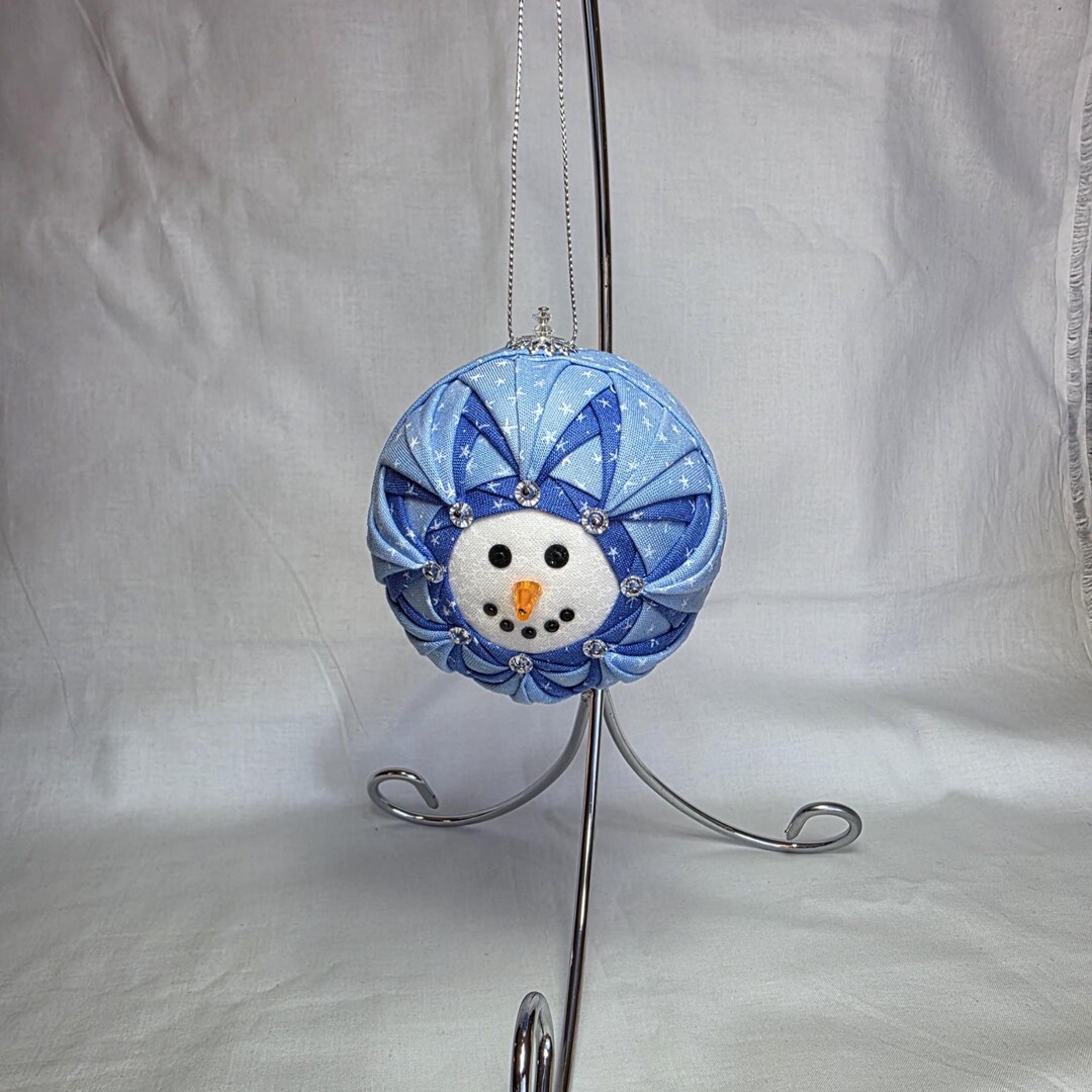 Snowman Peek-a-boo Flurry Handcrafted Ornament - Etsy