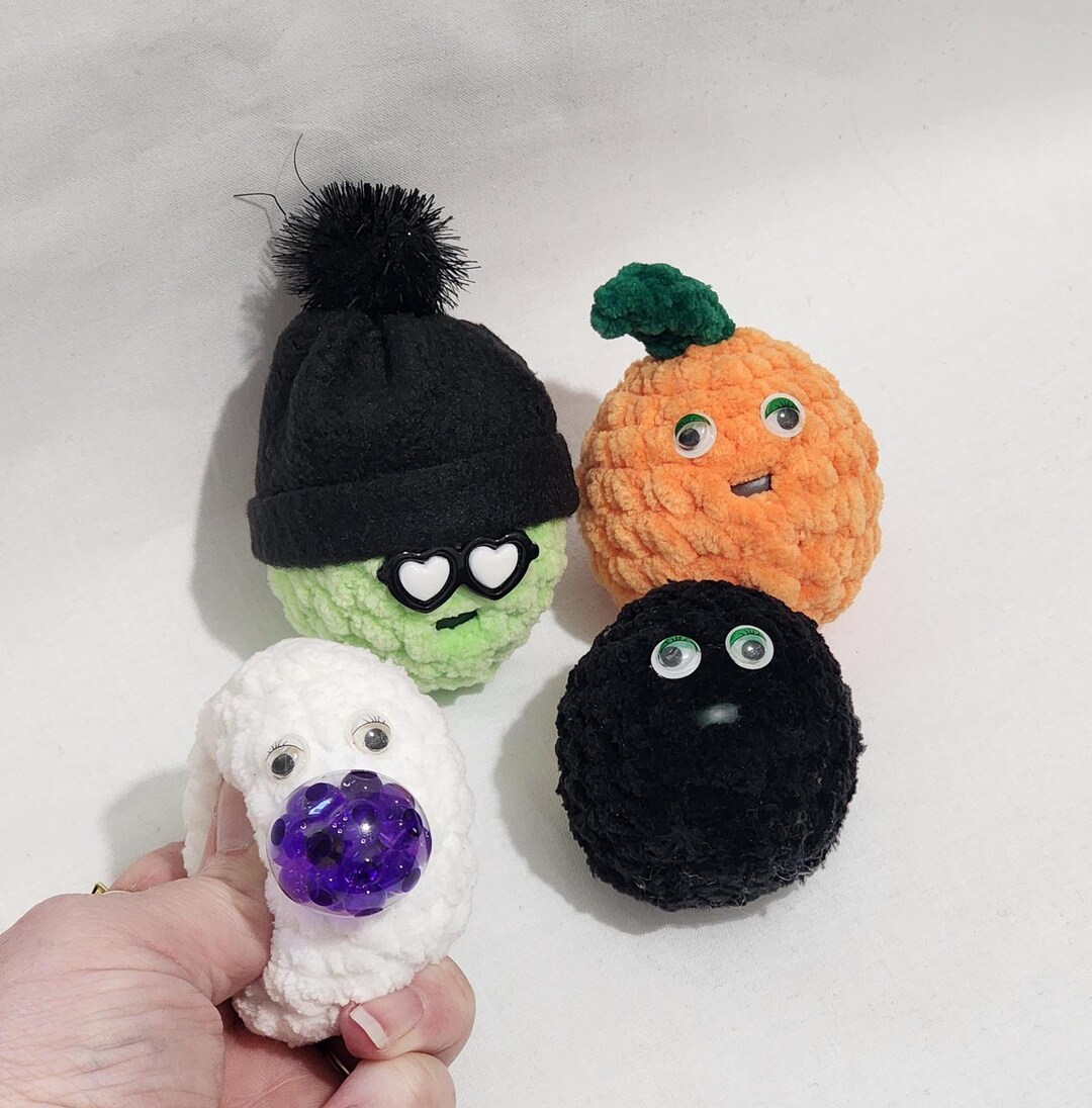 Stress Ball Blob set of 4 A Touch of Spook Fidget Toy Stress Reliever ...