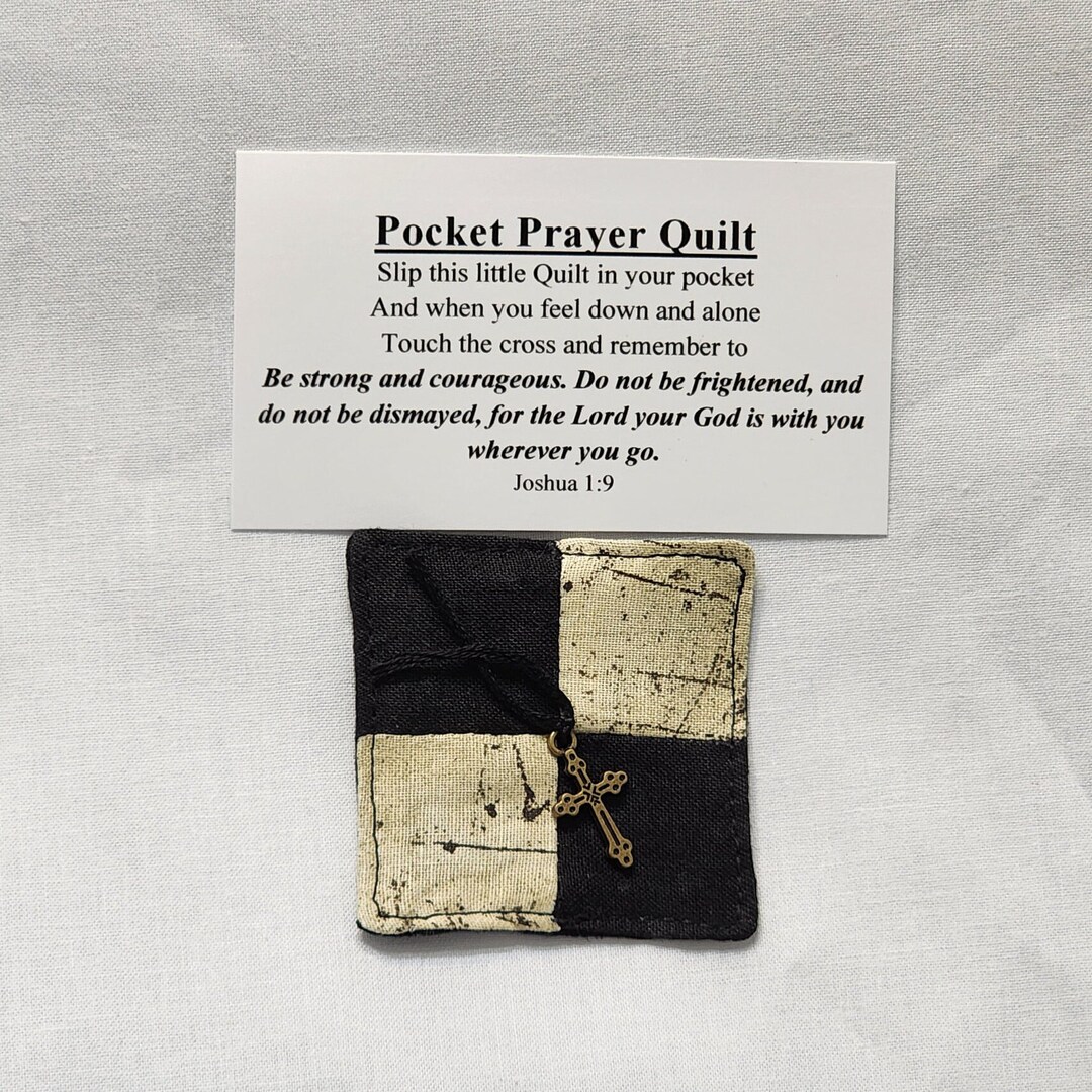 NEW* LIMITED TIME Rustic Pocket Prayer Quilt - Etsy
