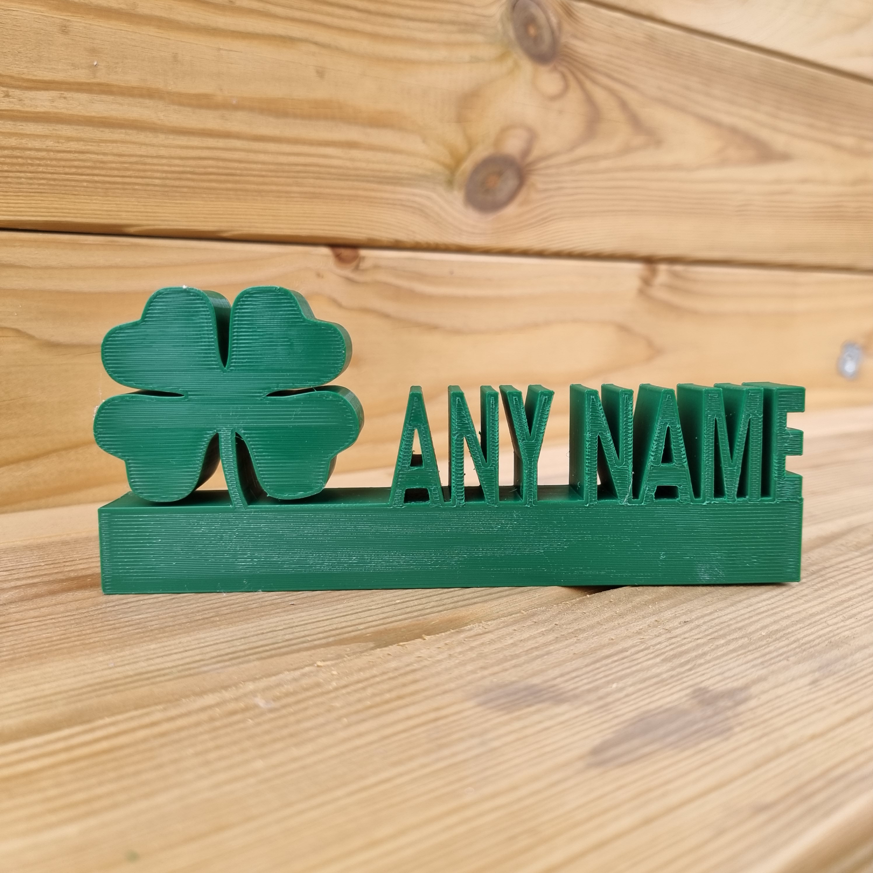Celtic FC Personalised Name Shelf Display Stand Figure Sign Plaque Fan ...