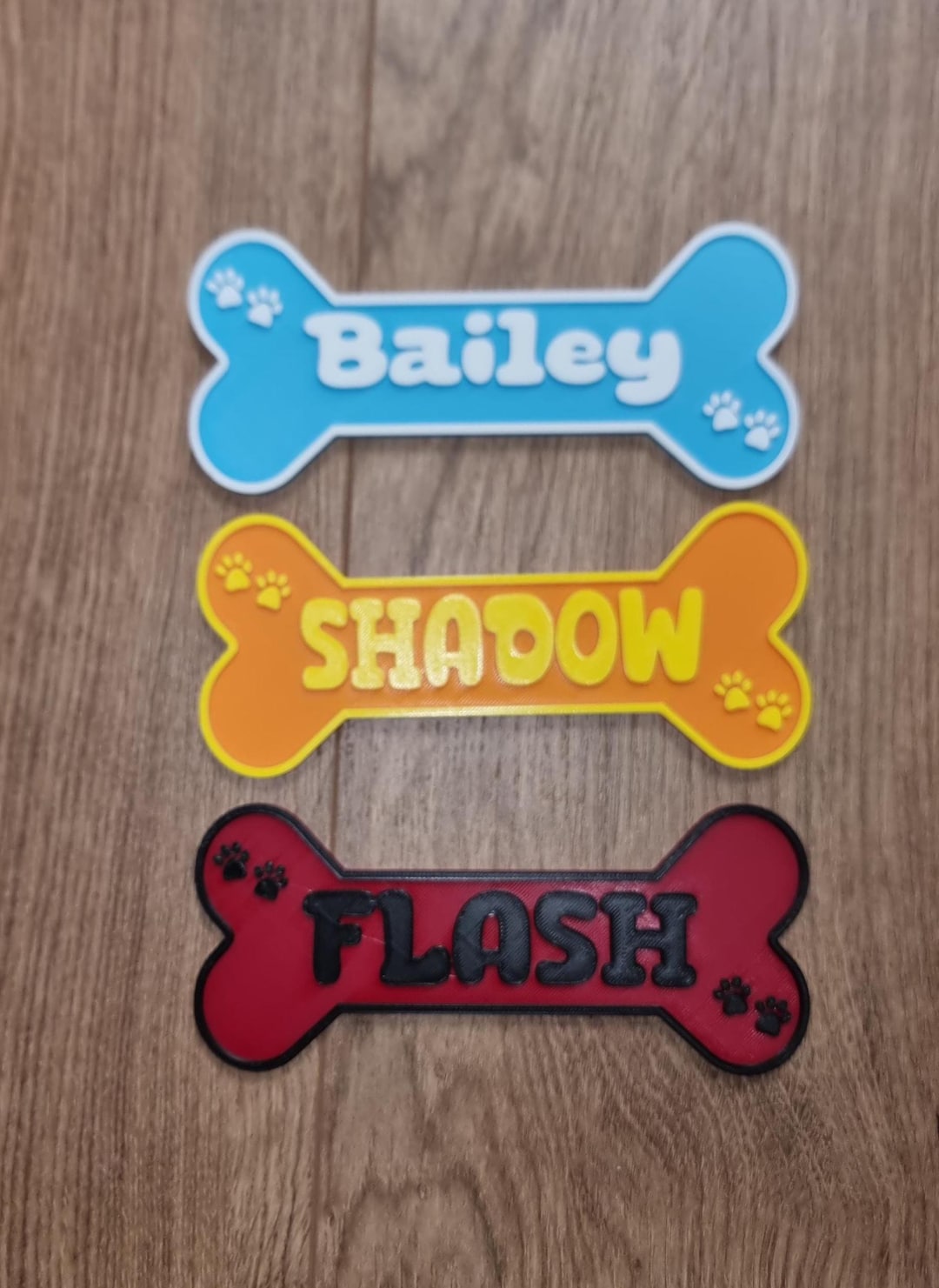 Custom 3D Printed Dog Bone Sign – Personalized With Your Dog's Name and ...