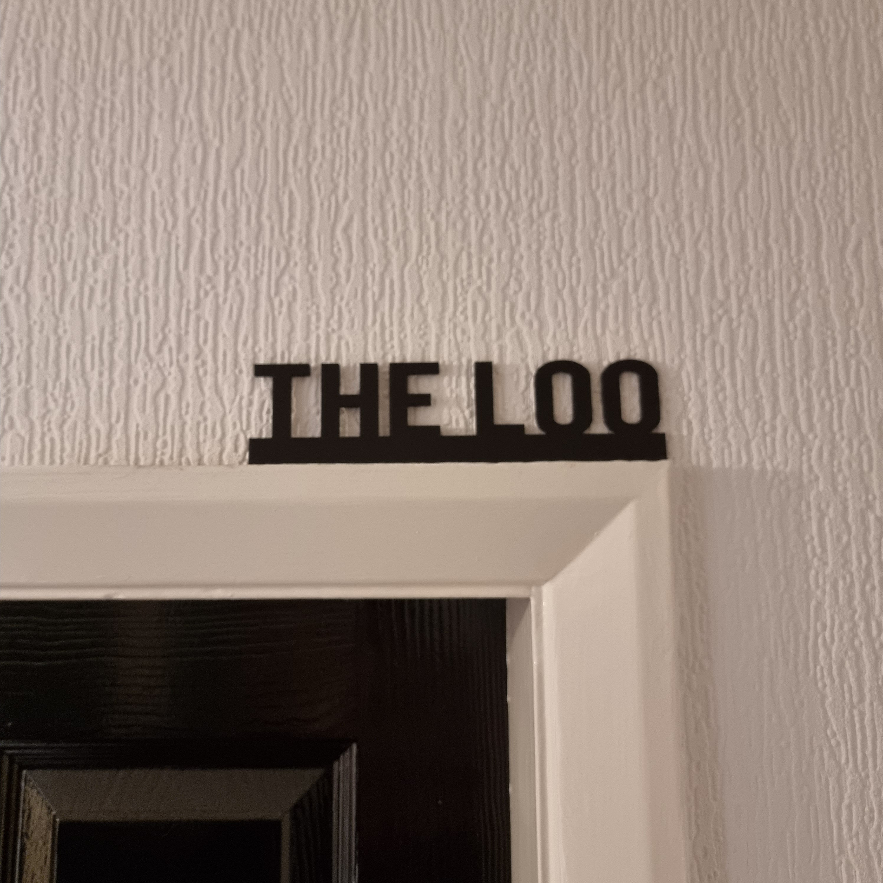THE LOO Door Topper Shelf Decor Wall Decor Quirky Home - Etsy