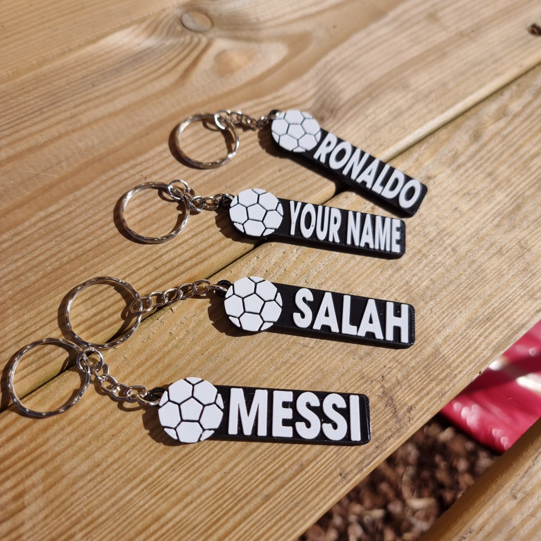 Personalized Soccer Keychain | Backpack Tags, 3D Printed Keychains, Kid ...