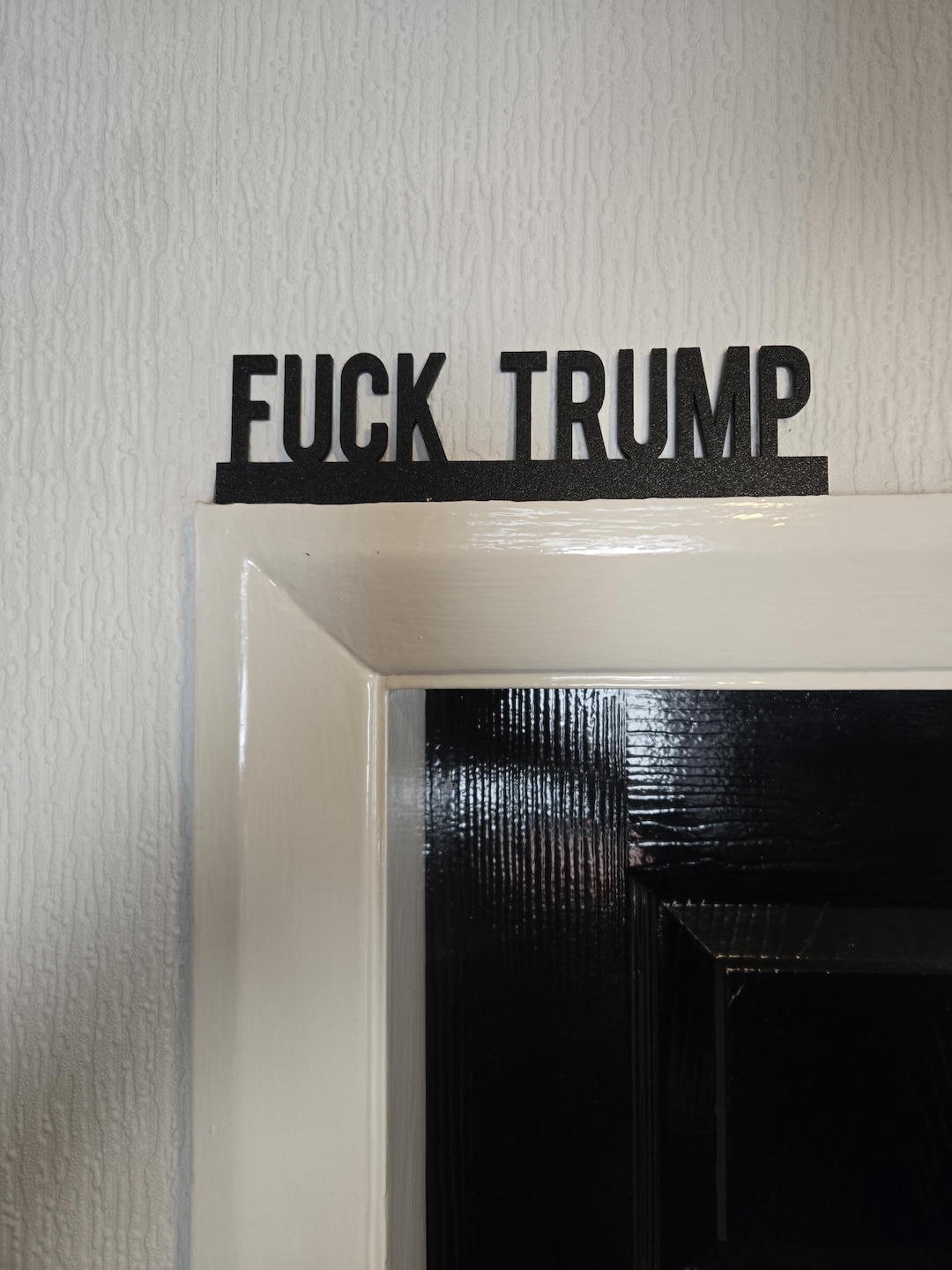 FUCK TRUMP Door Topper, Shelf Decor, Wall Decor, Quirky Home Interior ...