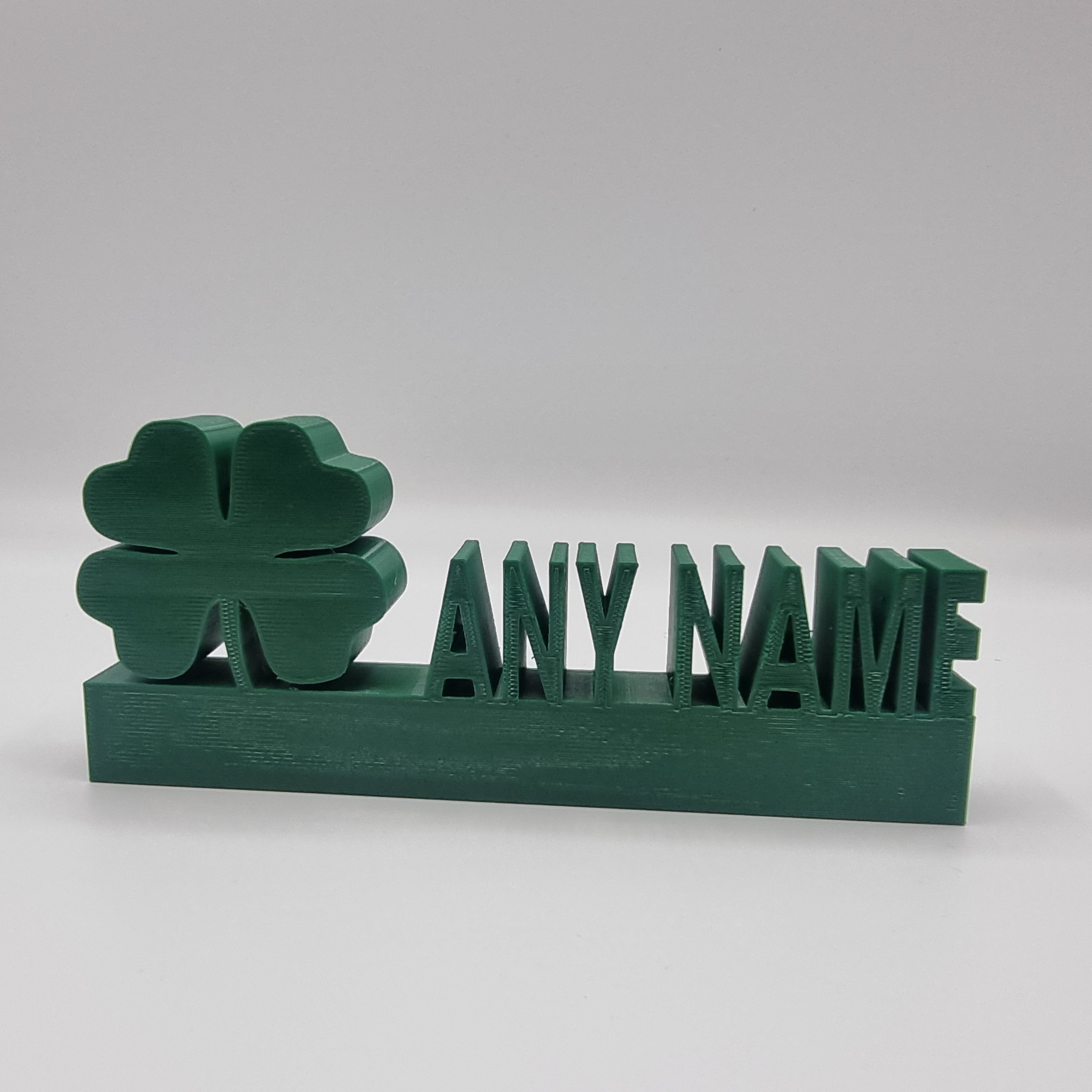 Celtic FC Personalised Name Shelf Display Stand Figure Sign Plaque Fan ...