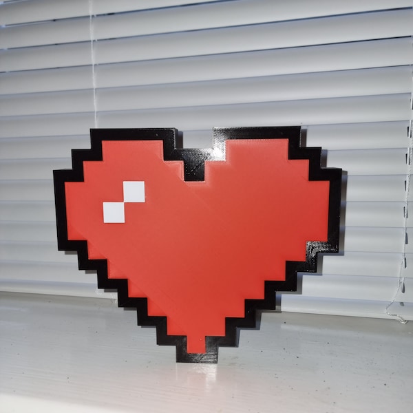 Pixel Heart - Etsy
