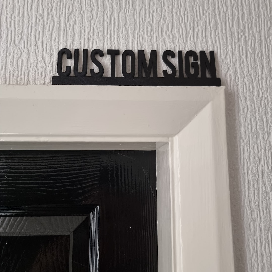 Personalized Custom Door Topper, Shelf Decor, Wall Decor, Quirky Home ...