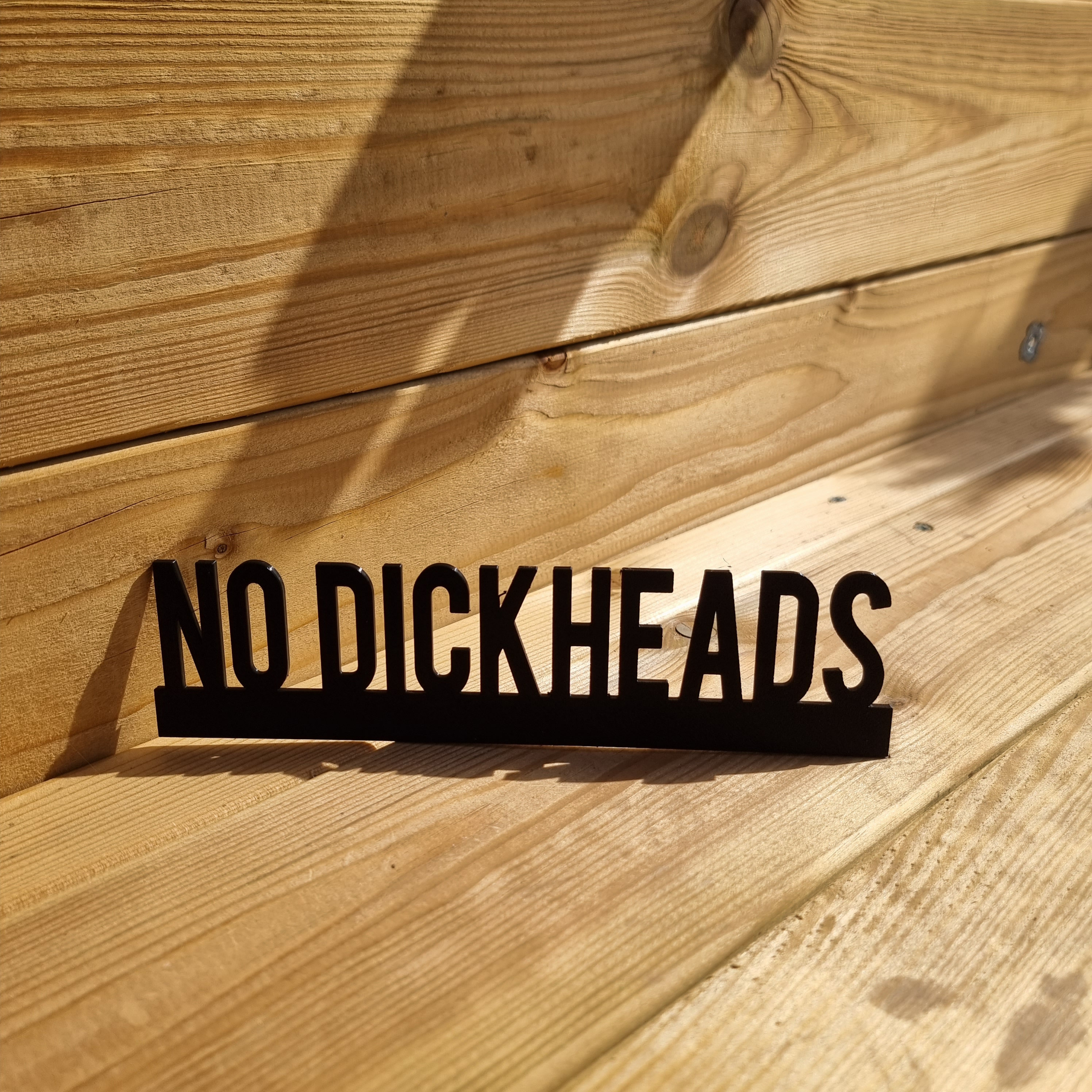 NO DICKHEADS Door Topper, Shelf Decor, Wall Decor, Quirky Home Interior ...