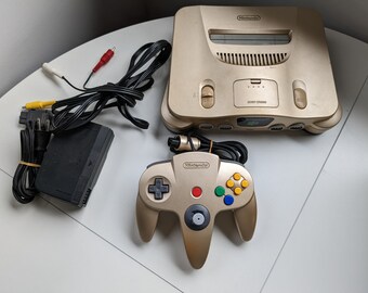 Nintendo 64 Gold Controller - Etsy