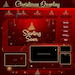 Red Neon Christmas Twitch Overlay/vtuber Stream Package/xmas Overlay ...