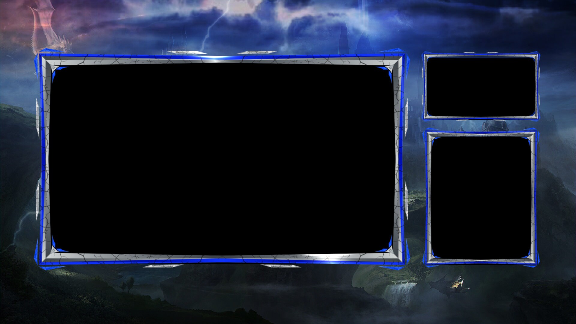 5X Animated Viking Stream Screen Overlay / Lightning / Storm / Viking ...