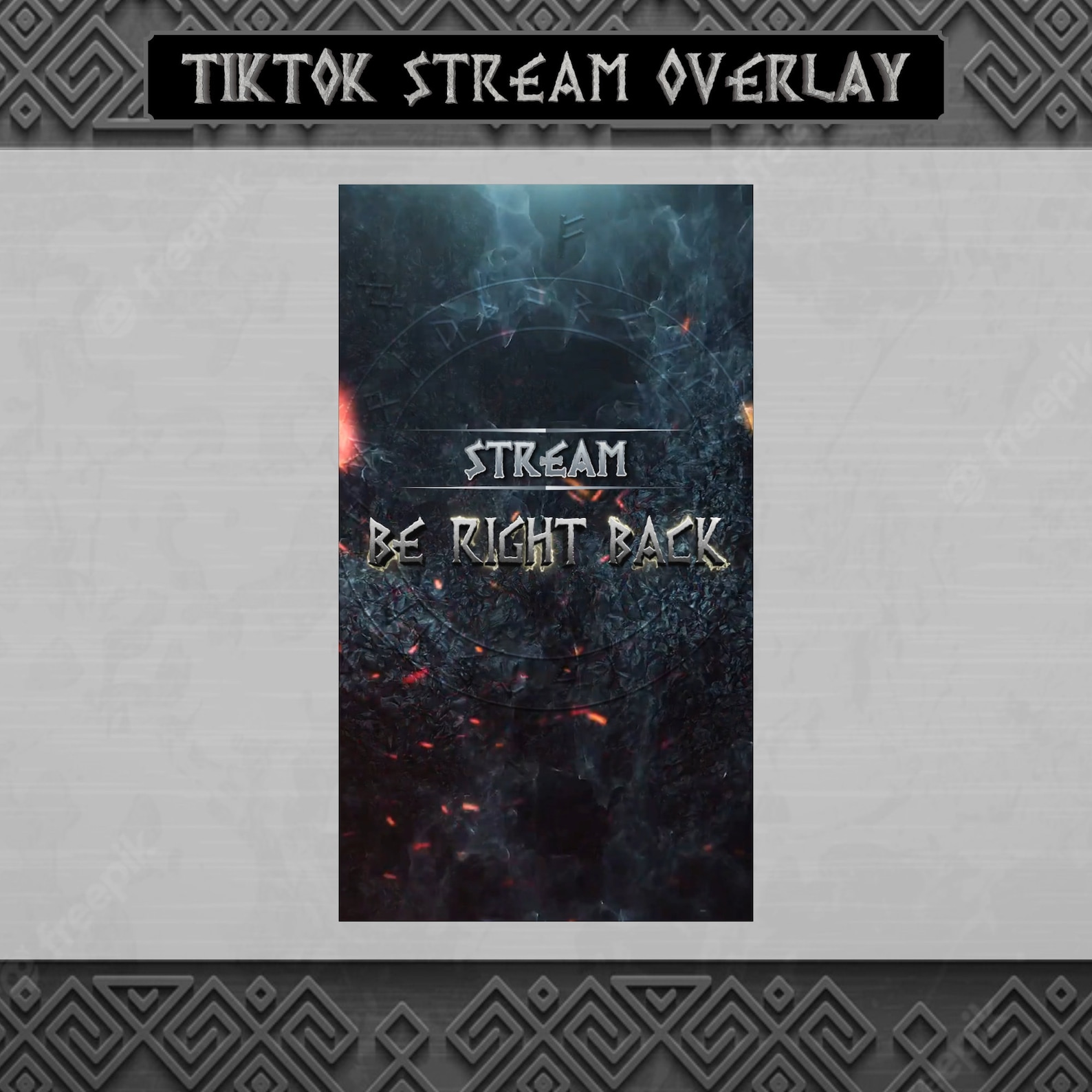Animated Tiktok Stream Overlay: Ragnarok Valhalla Pack - Etsy
