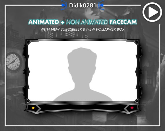 Batman Animated Webcam/facecam Overlay | Etsy