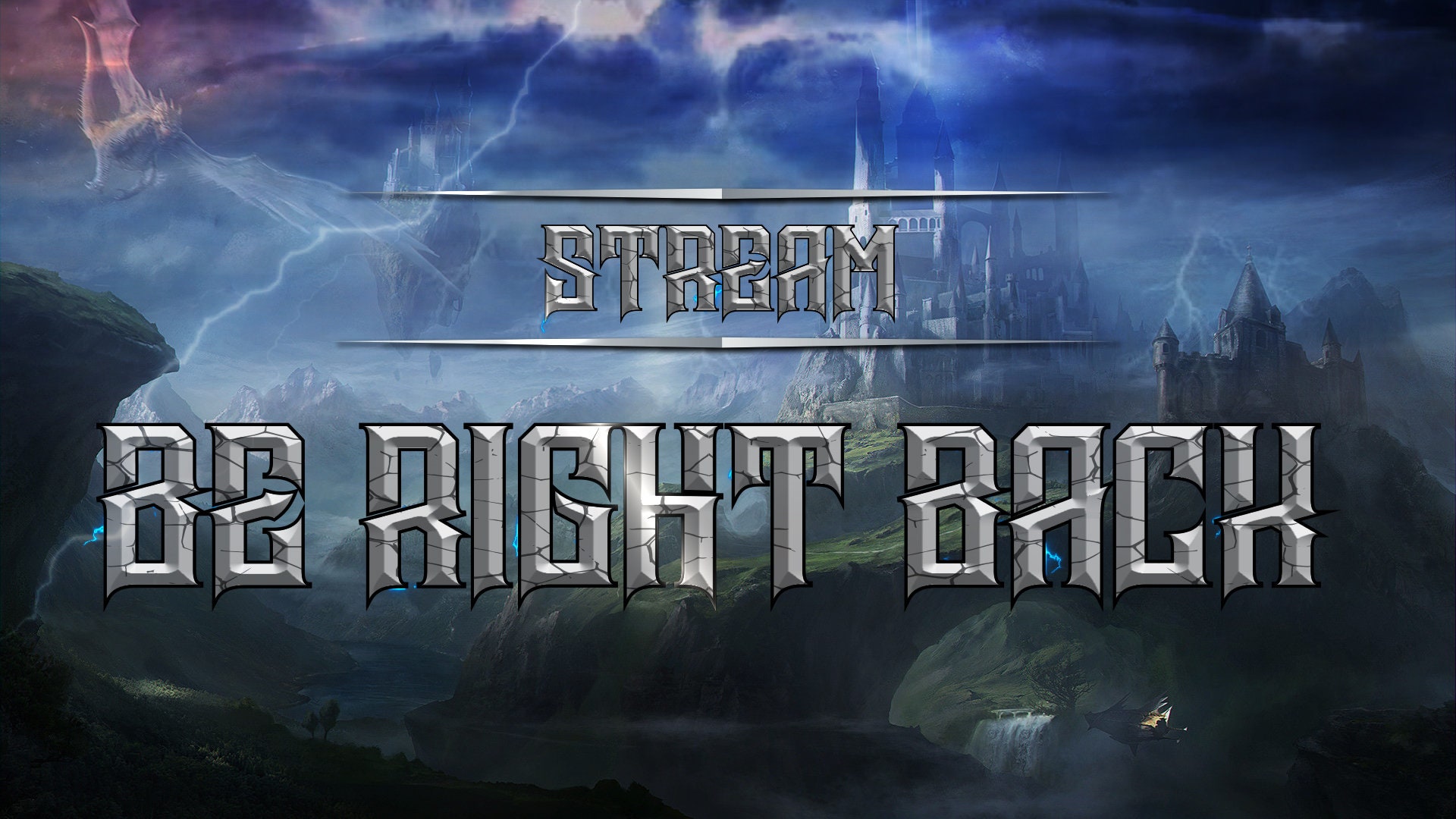 5X Animated Viking Stream Screen Overlay / Lightning / Storm / Viking ...
