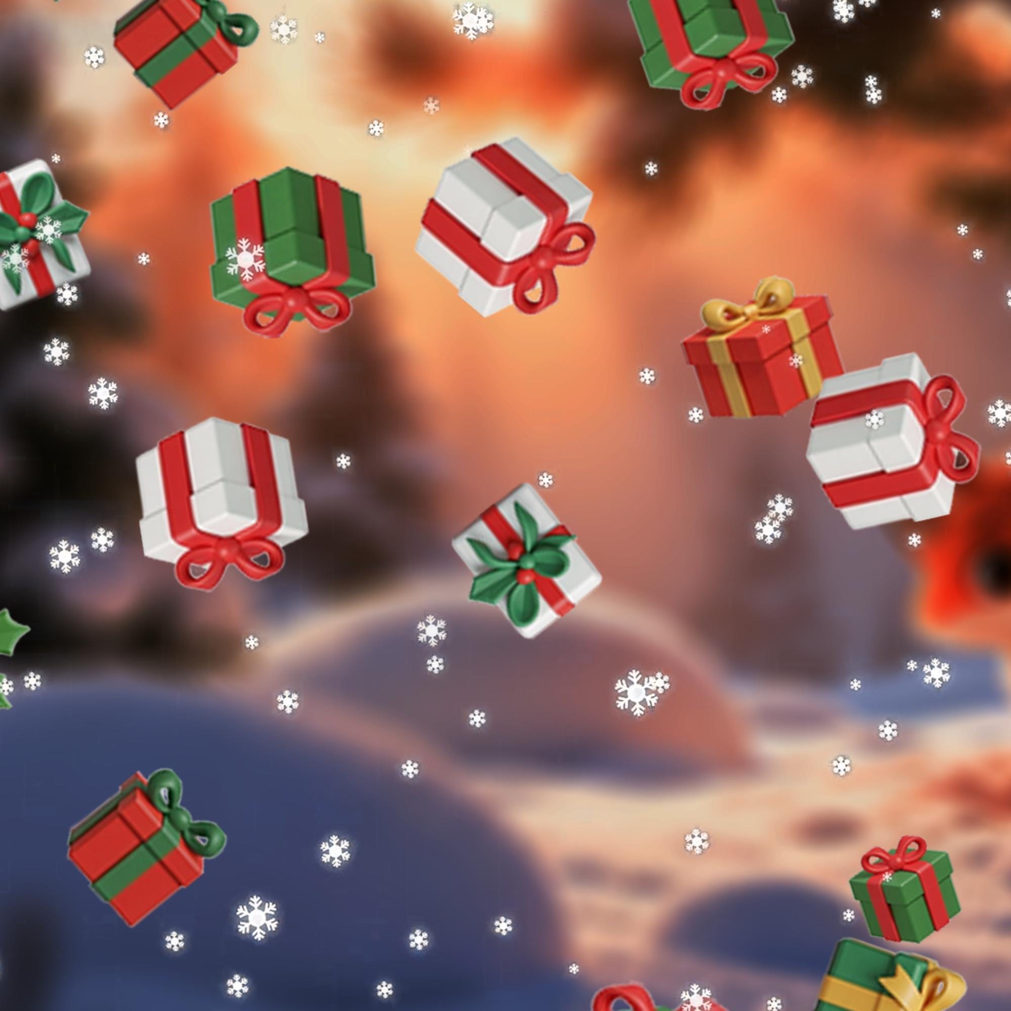 CHRISTMAS BOXES Falling Animated Stream Alert Full Screen - Stream ...
