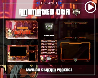 Gta Stream Overlay - Etsy