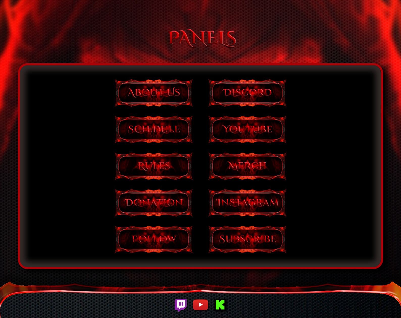 Skull Reaper Animated Twitch Stream Overlay Package - Etsy