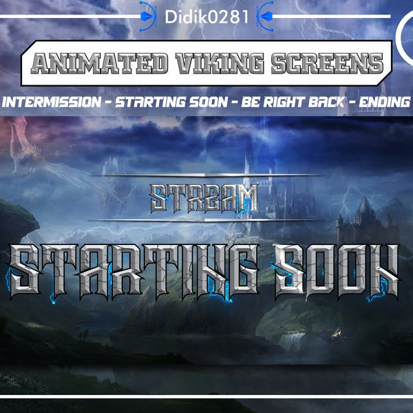 Animated Lightning Twitch Overlay - Etsy
