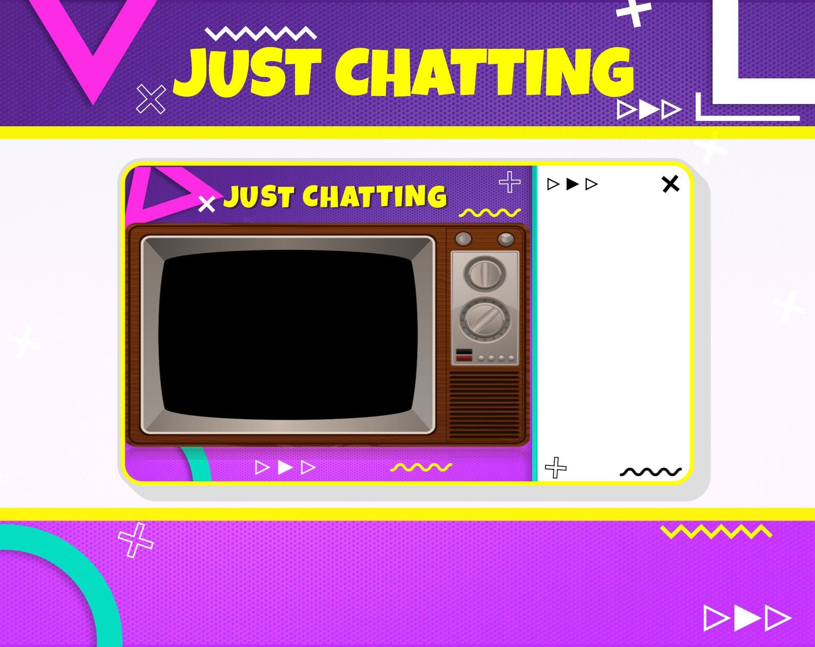 Retro Animated Twitch Overlay Fullpackage/old Tv/vintage/fancy/simple ...