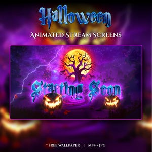 Animated Halloween Stream Screens: Cozy Lofi Pumpkin Overlay - Etsy