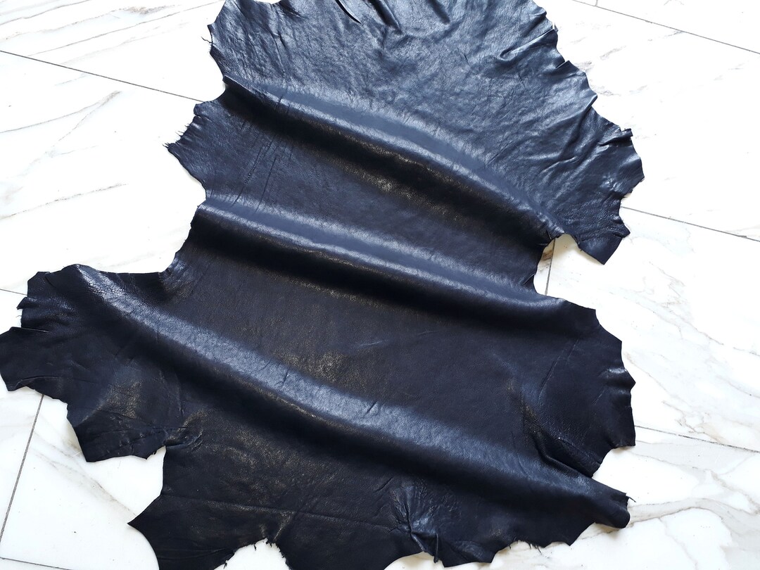 LEATHER TIP E70332-ZC, Leather Remains, 1 Dermis, Antique Blue, Nappa ...