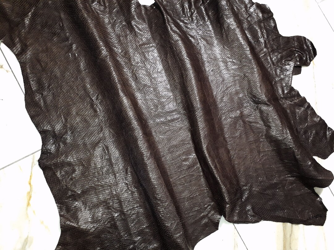 LEATHER TIP E70292-ZB, Leather Remains, 1 Dermis, Mocca Brown, Nappa ...