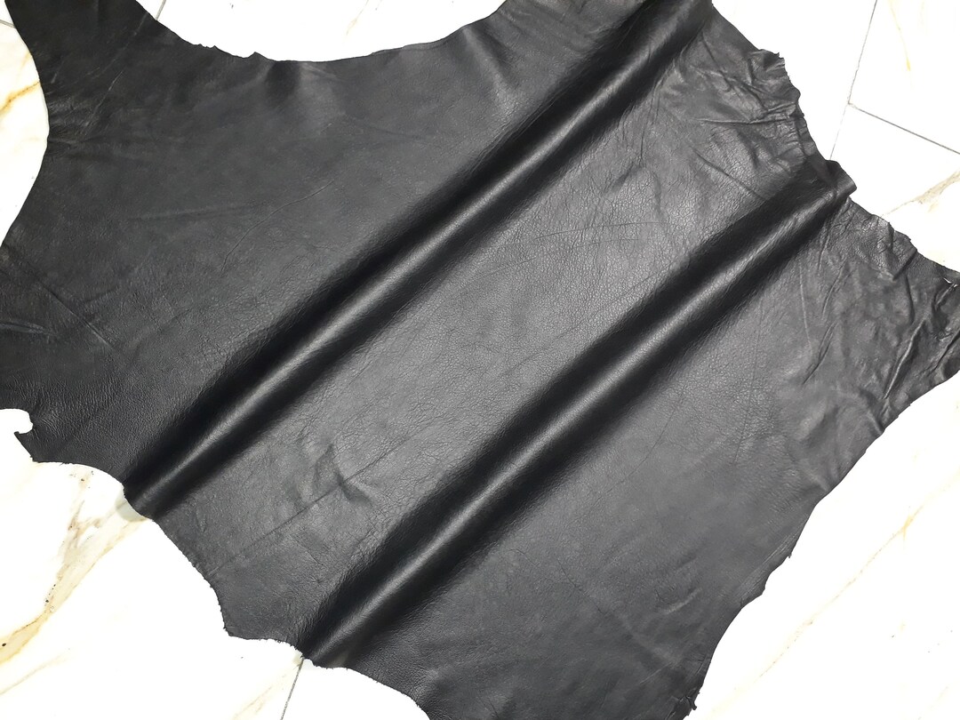 LEATHER TIP E71018-DC, Leather Remnants, 1 Dermis, Anthracite Black ...