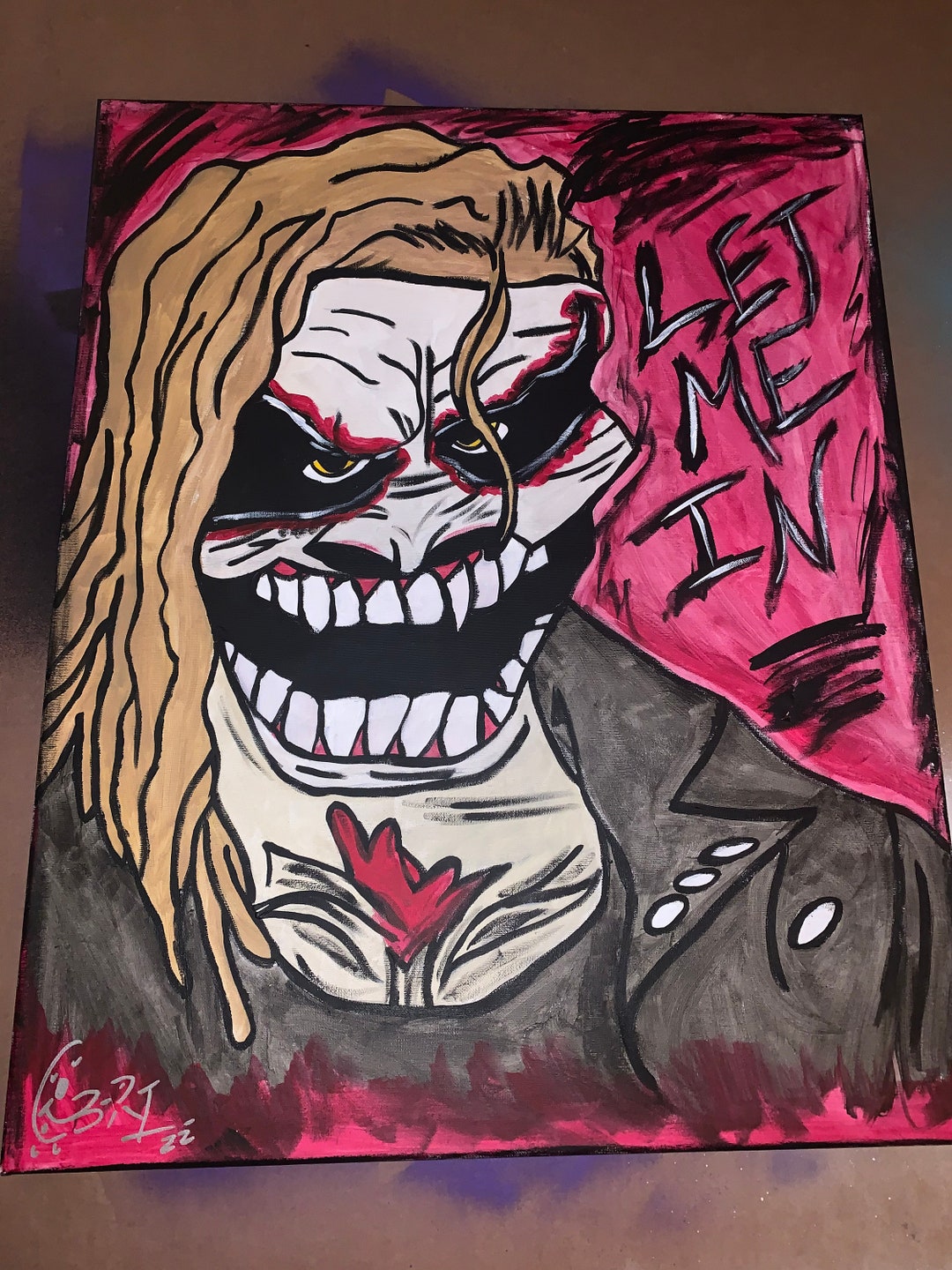 The Fiend Acrylic Painting - Etsy