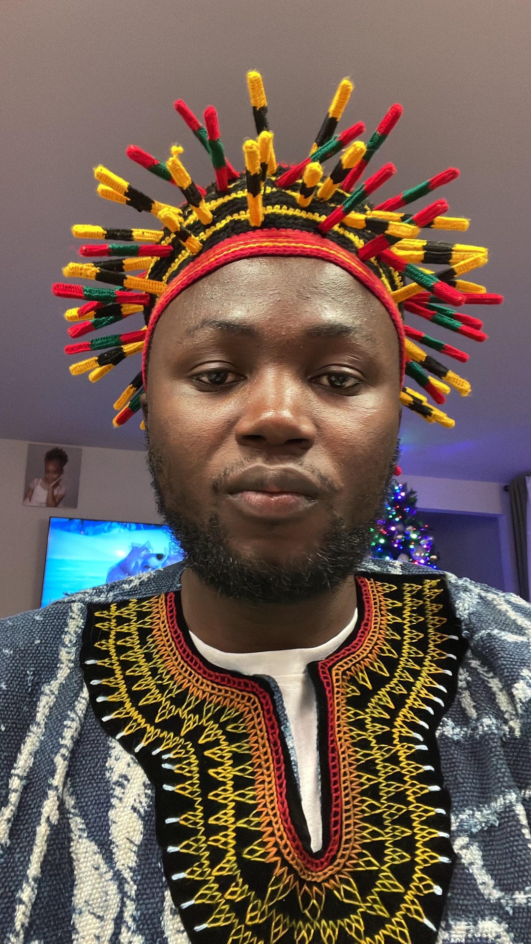 Men’s African Traditional Cap Bamenda, Bamileke Native Cap - Etsy
