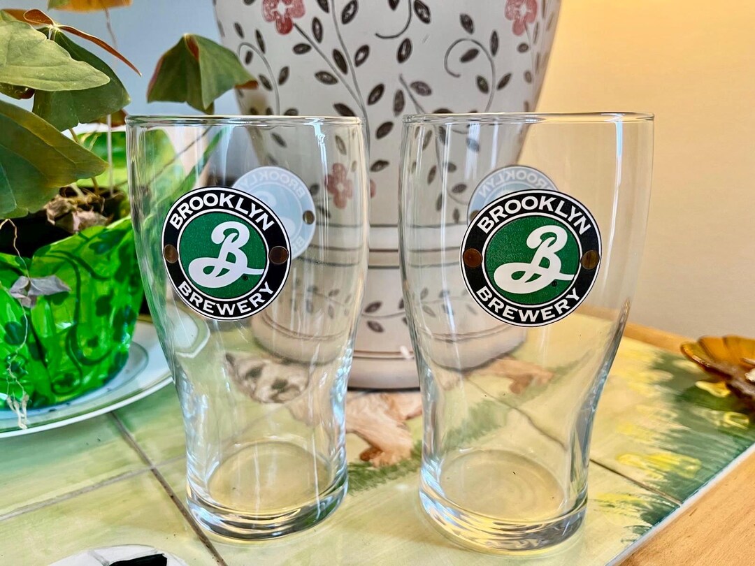 Brooklyn Brewery Pint Glasses - Set of 2 - New/unused - Etsy