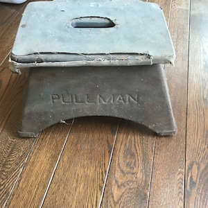 Antique Vintage Early 1900s Cast Pullman Train Step Stool - Original ...