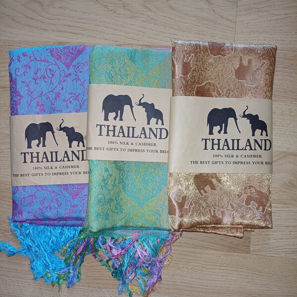 Thai Silk Scarf - Etsy