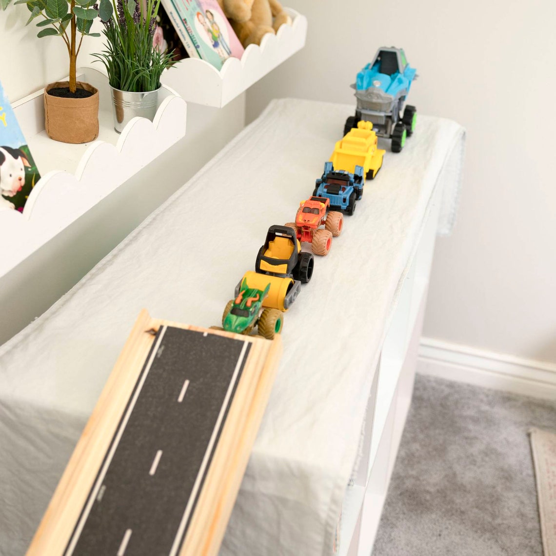 Wooden Car Ramp/ Race Car Track/ Road - Etsy