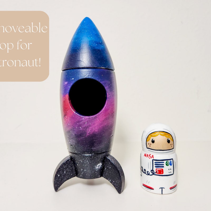 Wooden Rocket - Etsy