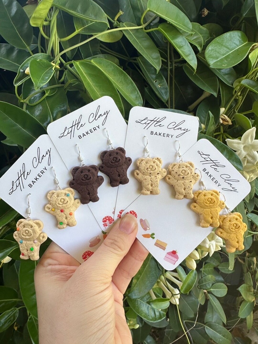 Tiny Teddy Earrings, Australian Earrings, Polymer Clay Earrings, Cute ...