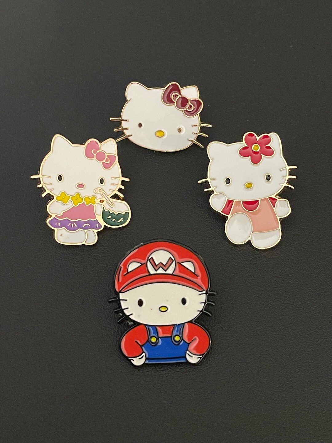 Hello Kitty Metal Pin 4 Styles to Choose From - Etsy