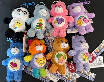 Care Bears Plush 5 3/4 Keychain Clip - Etsy