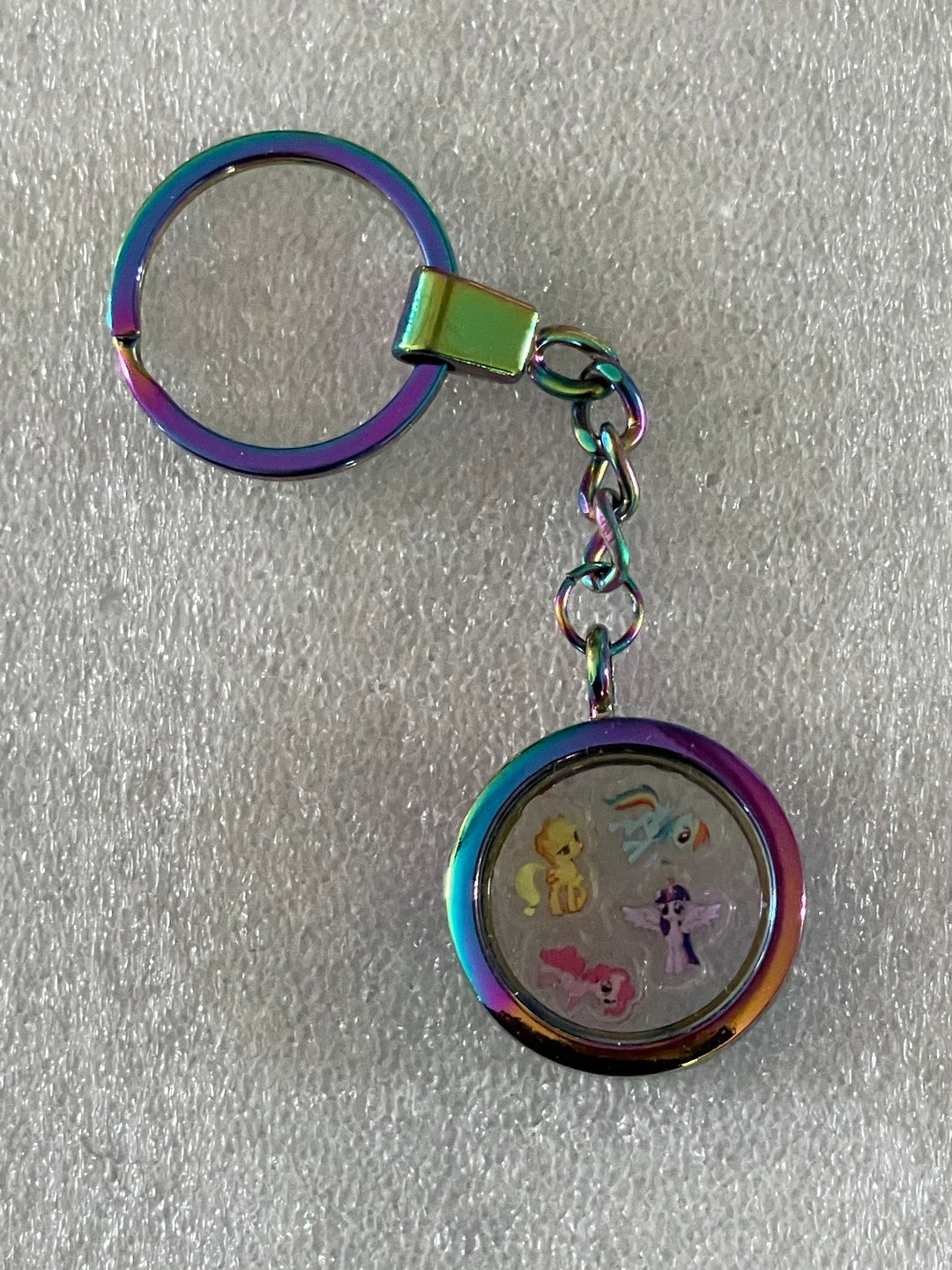 My Little Pony Floating Charm Keychain - Etsy