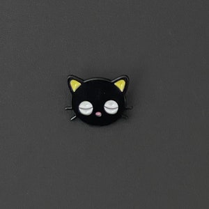 Hello Kitty Chococat Head Eyes Closed Enamel Pin - Etsy